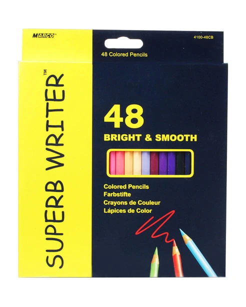 Олівці кольорові MARCO Super Writer 48 кольори (4100-48) — вигідна ціна ...